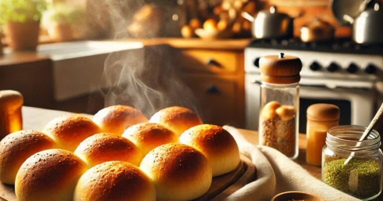 Brown and serve rolls ; Easy recipe for homemade